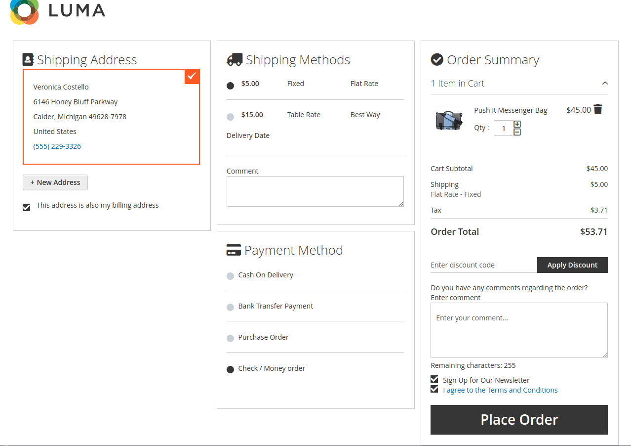 Magento 2 One Step Checkout