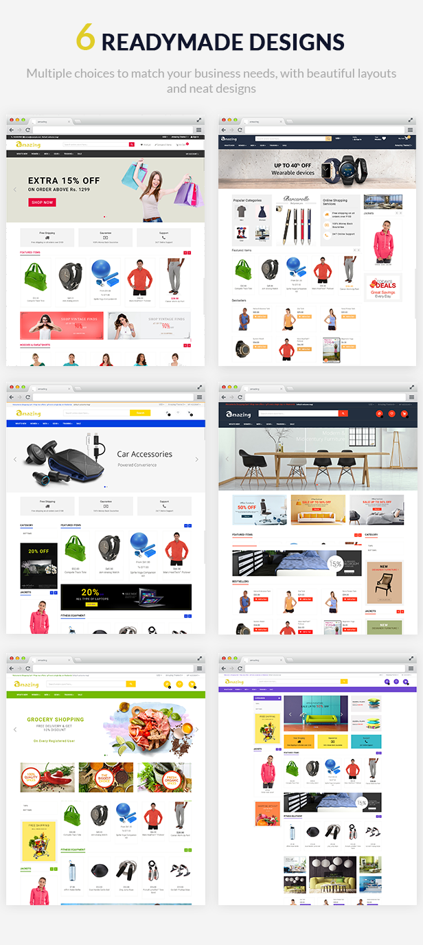 Amazing - Responsive Magento 2 Theme
