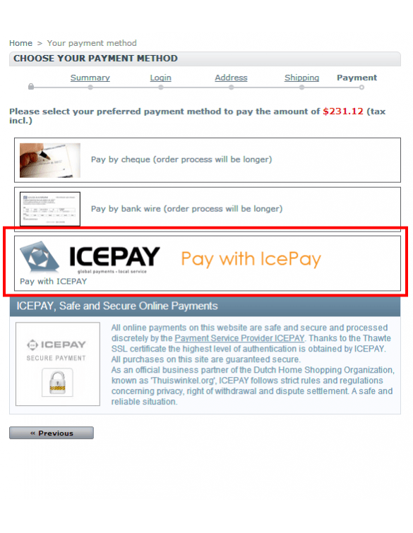 PrestaShop Icepay | Payment modules | ModuleBazaar