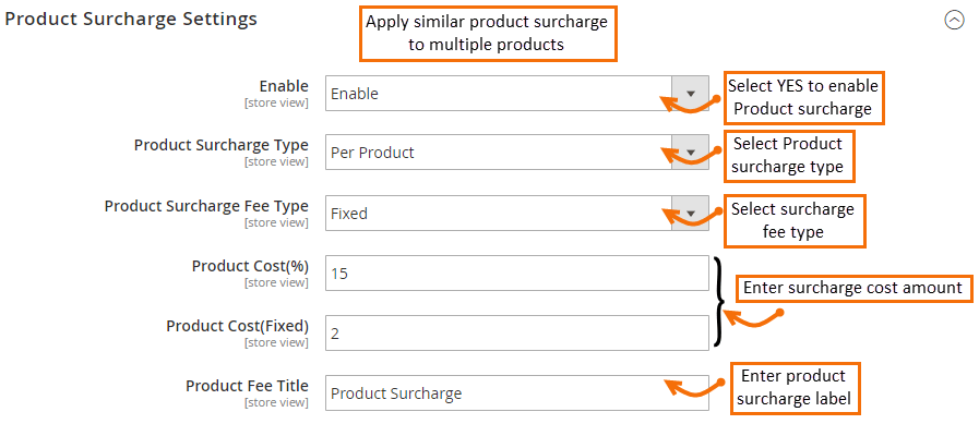 Magento 2 Product Surcharge | Magento Additional Fee Extension