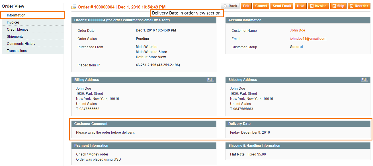 Magento Delivery Date Extension | Order Delivery Date and Time Extension