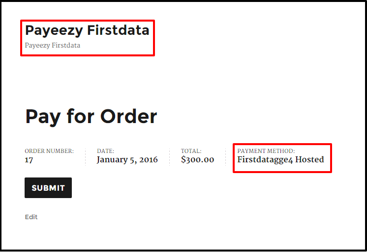 WP Woocommerce Payeezy First Data GGe4 Hosted Solution Module| Wordpress plugins