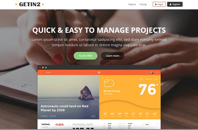 Responsive template for IT Services and other Business | HTML Template