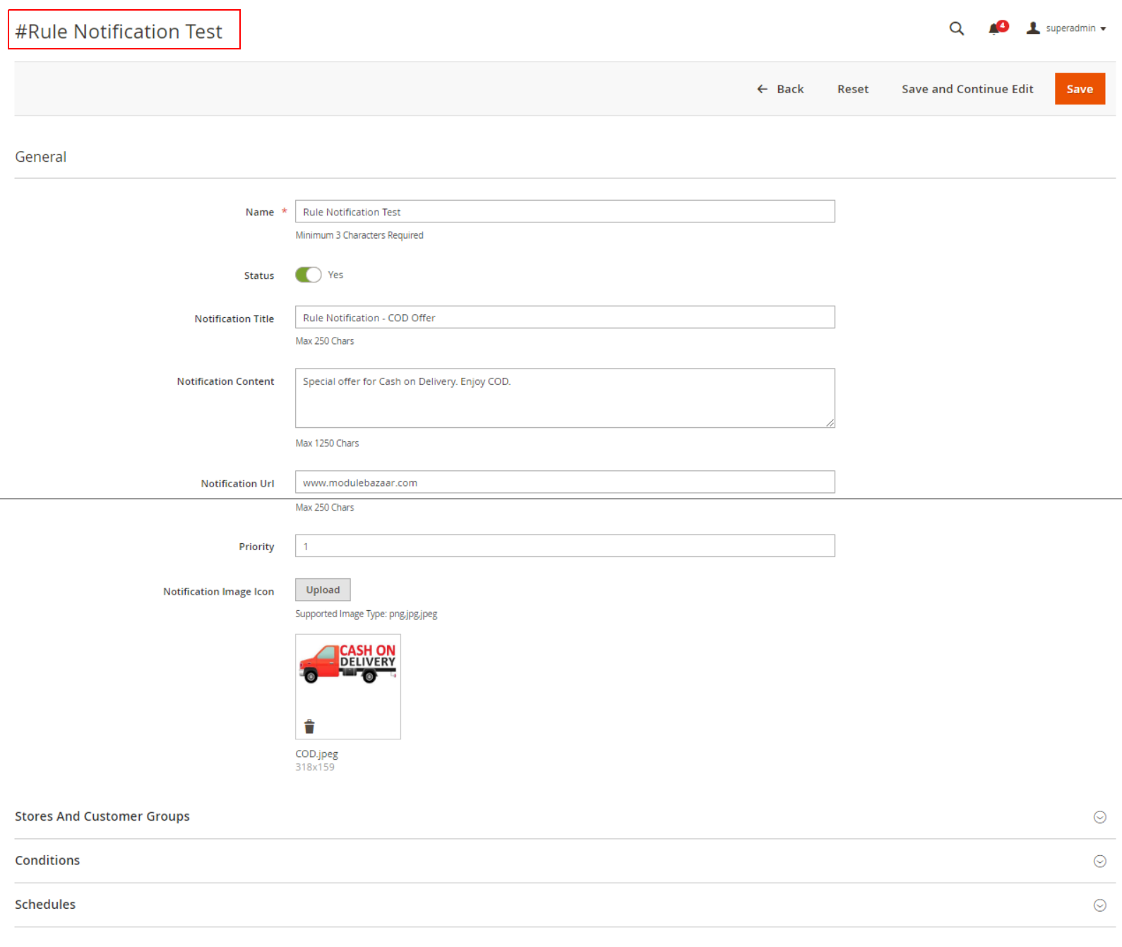 Web And Mobile Push Notification Extension For Magento 2